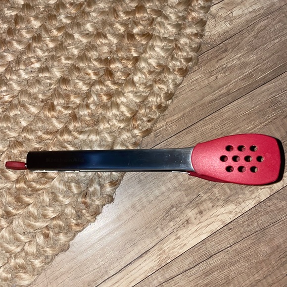 KitchenAid | Kitchen | Kitchenaid Rubber Red Metal Tongs Kitchen ...